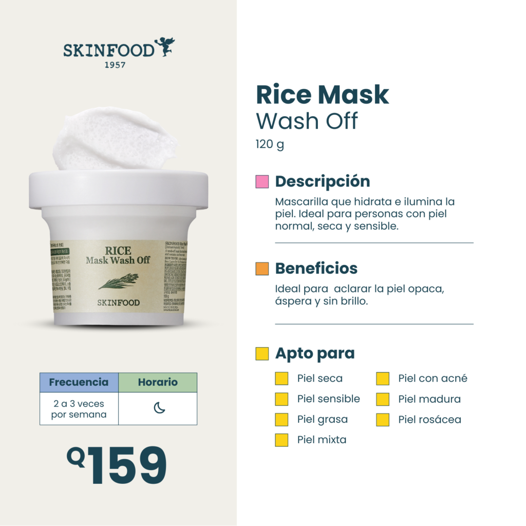 RICE MASK WASH OFF – Skinfoodgt