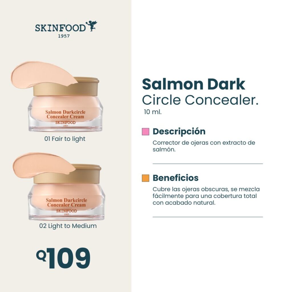 SALMON DARK CIRCLE CONCEALER CREAM – Skinfoodgt