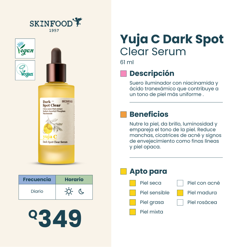YUJA C DARK SPOT CLEAR SERUM – Skinfoodgt