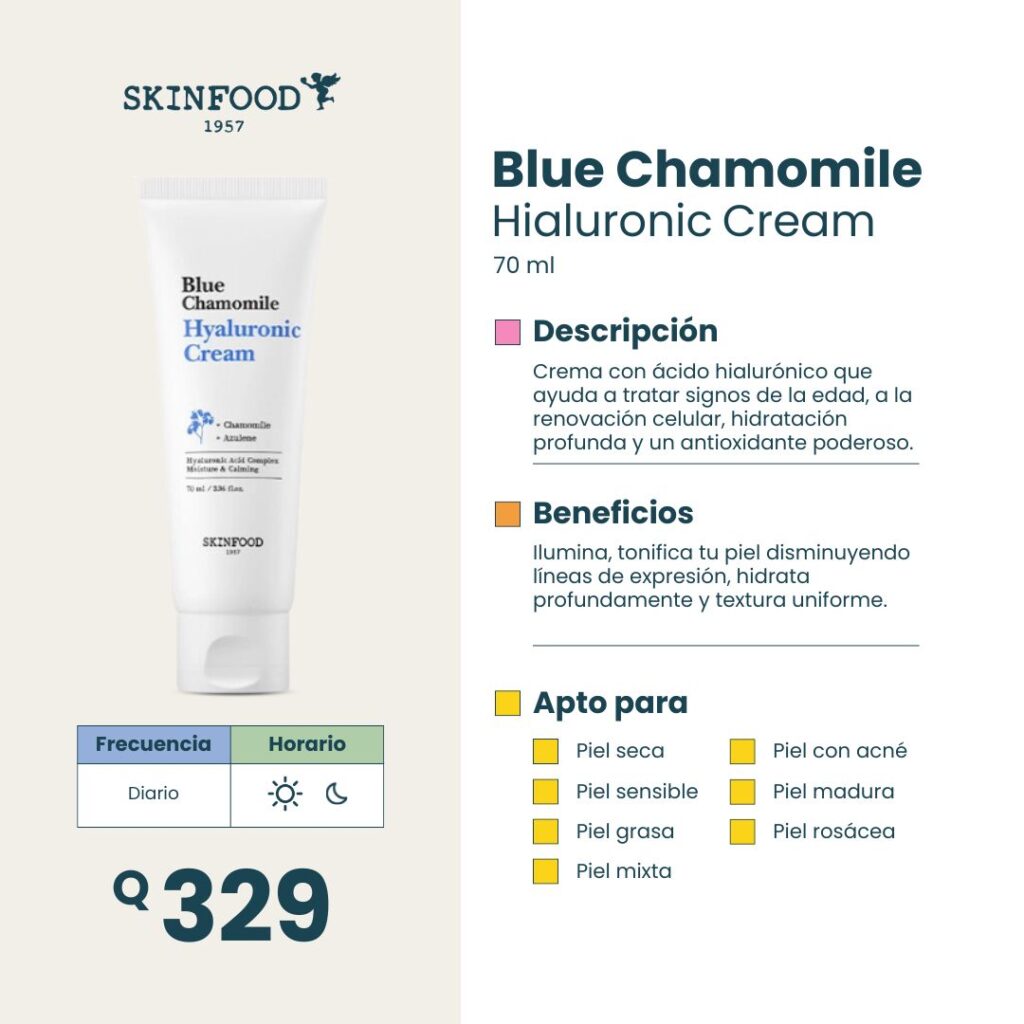BLUE CHAMOMILE HYALURONIC CREAM – Skinfoodgt